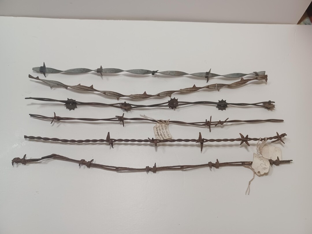 Vintage 1800s Barbed Wire 6 Pieces - Etsy