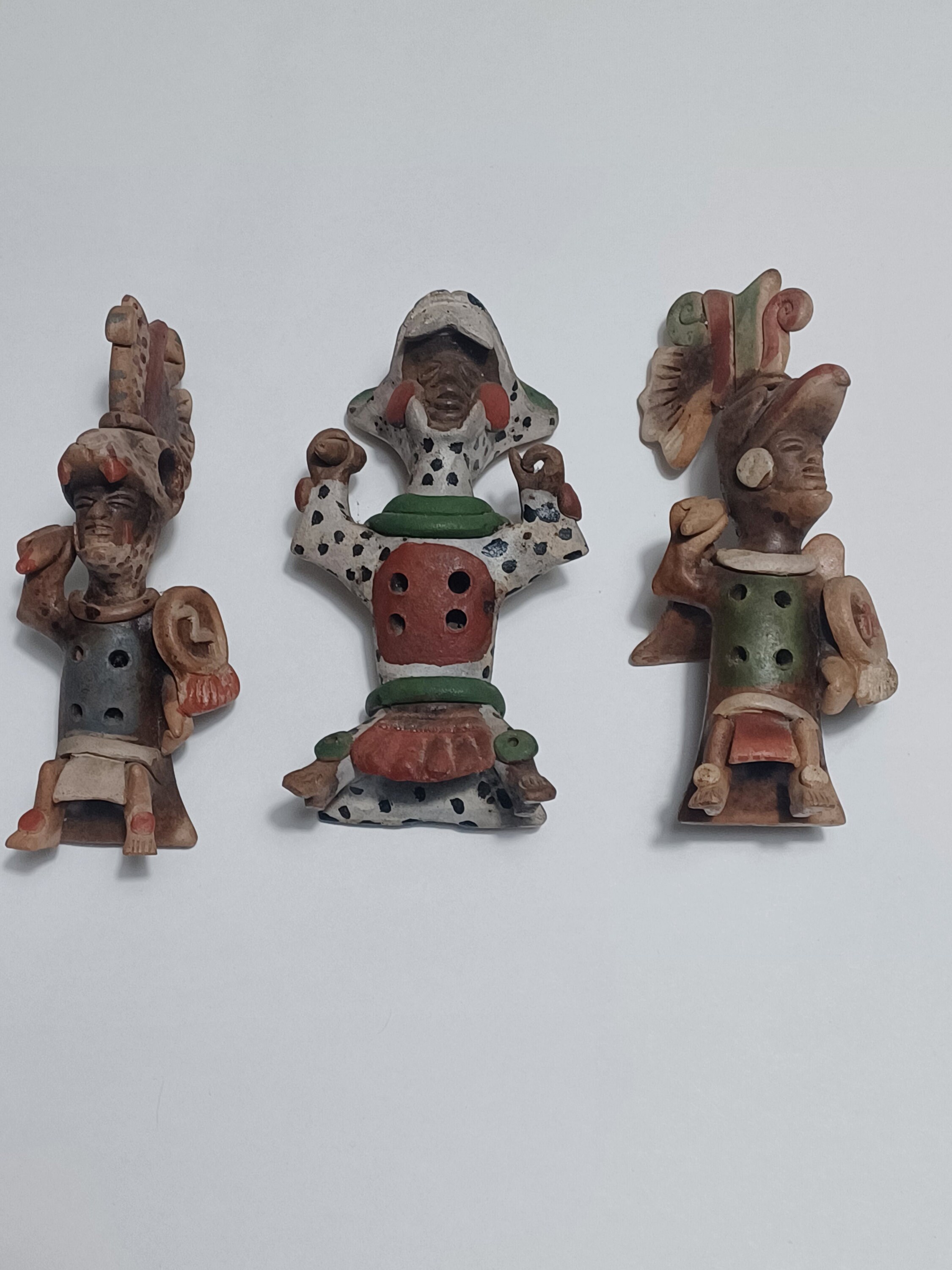 Mayan Clay Warrior Whistle Figurines - Etsy