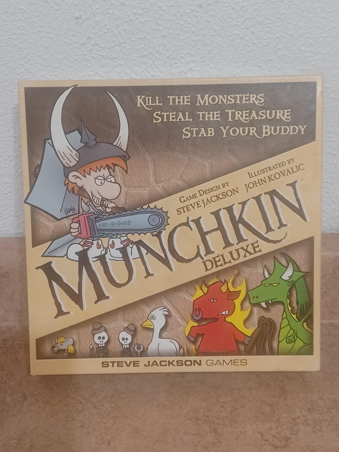 Munchkin Deluxe Board Game by Steve Jackson, Complete Open Unplayed - Etsy