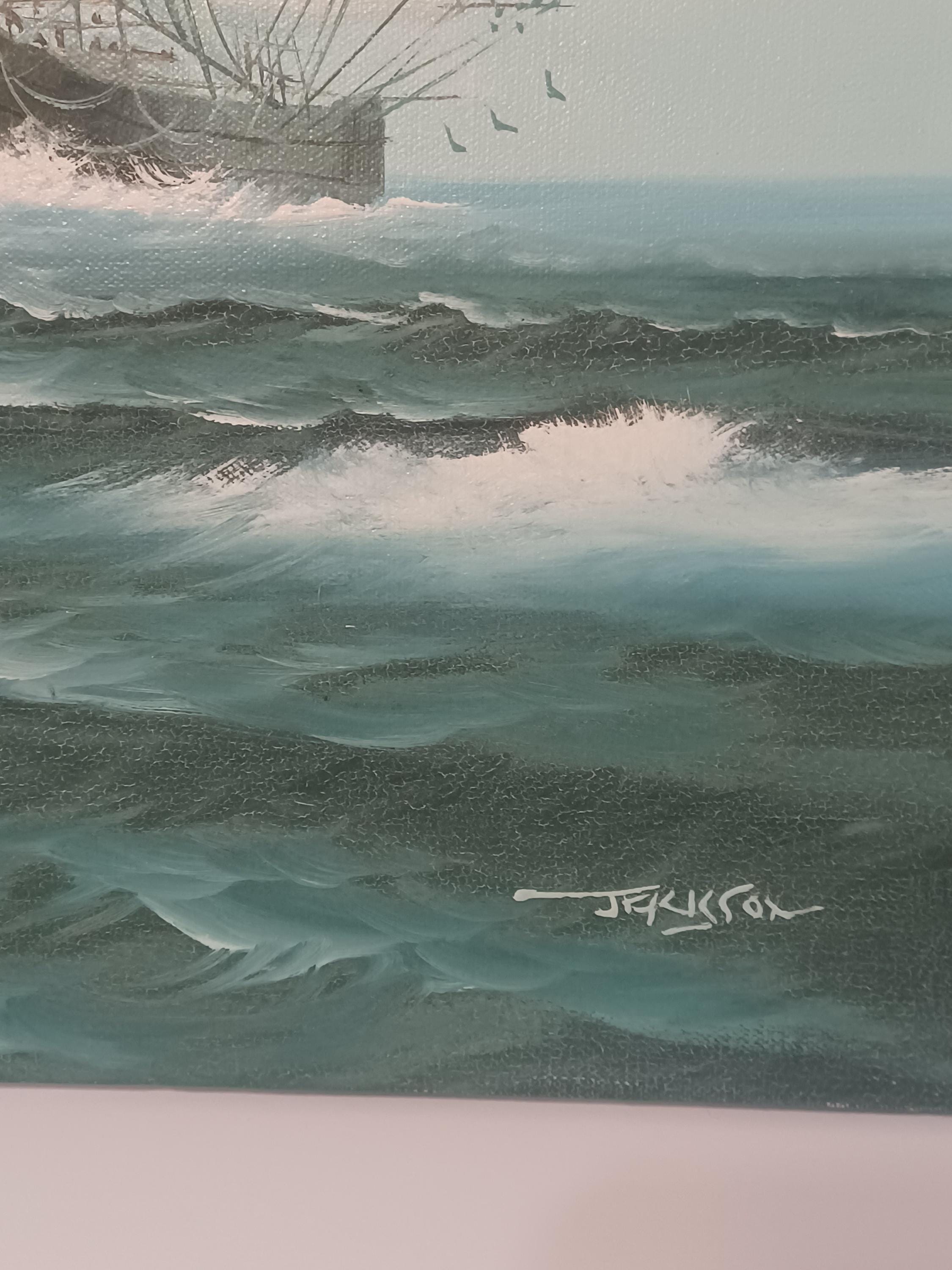 Original Painting by Hewitt R. Jackson, Seascape - Etsy