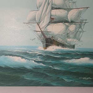 Original Painting by Hewitt R. Jackson, Seascape - Etsy