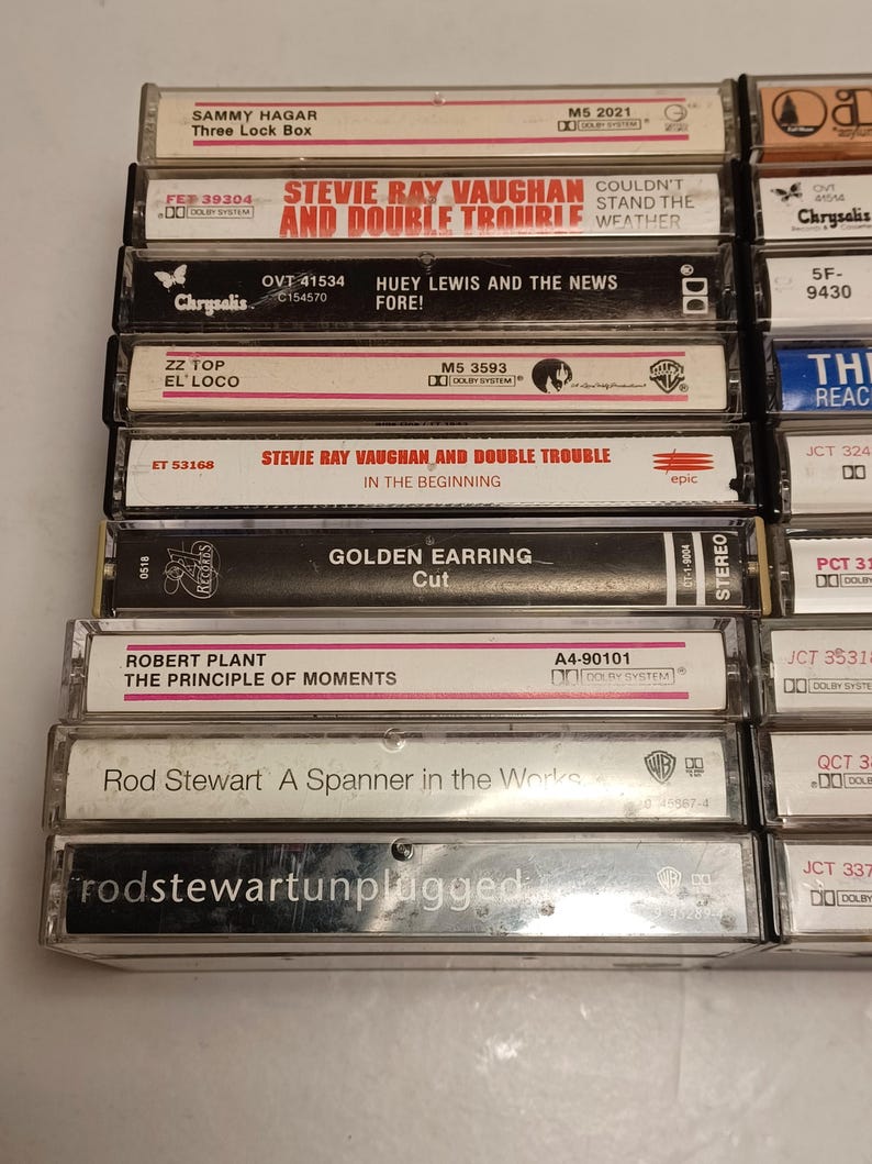 Various Classic Rock Cassettes 3.75 Each, Play Tested - Etsy