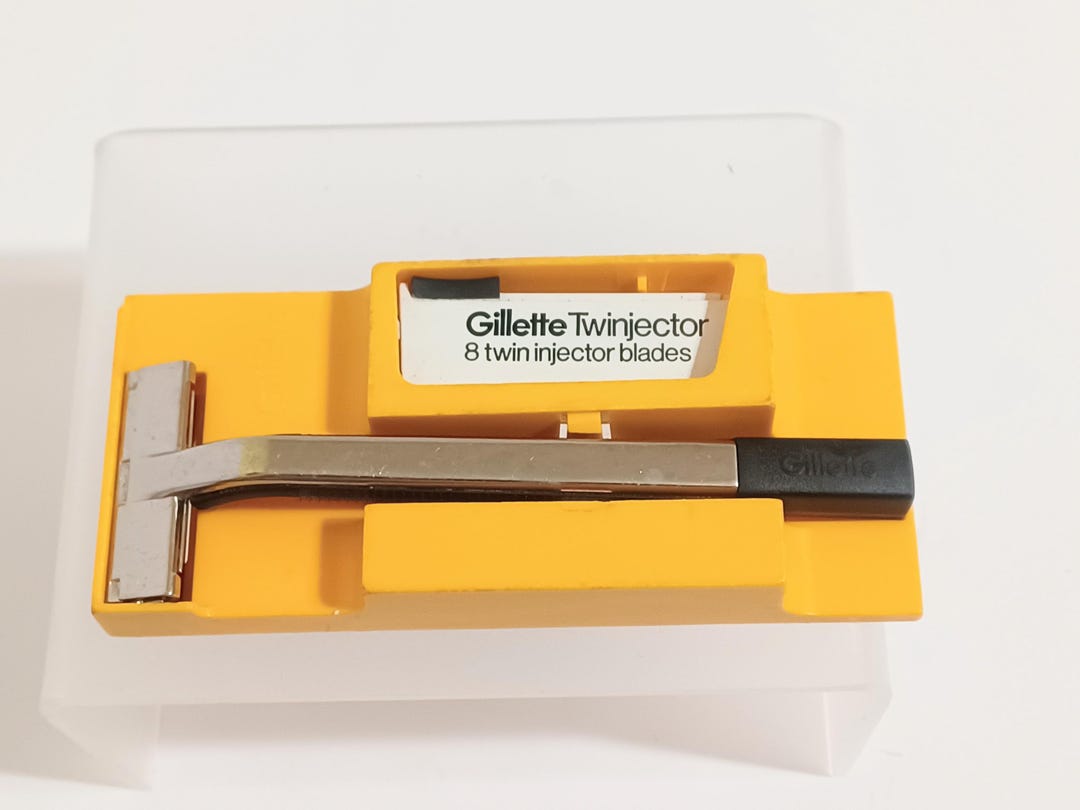 1970s Gillette Trac Ll Twin Injector Razor Set, - Etsy