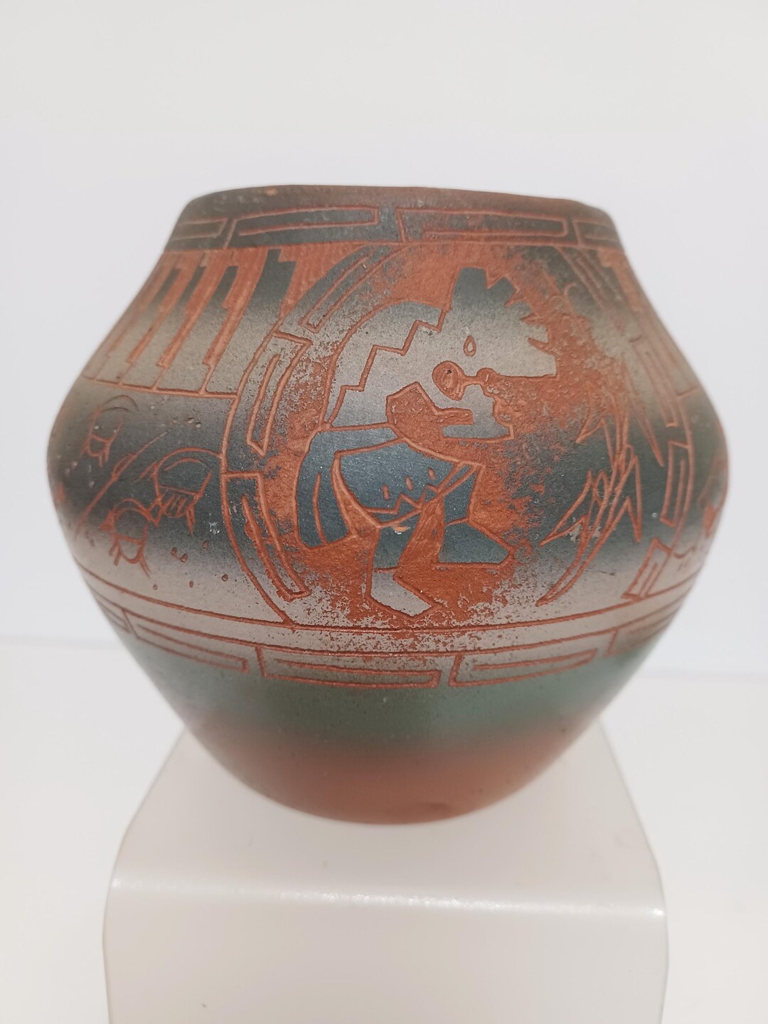 Hand Made, Navajo Pottery Vase, by Curtis Yanito - Etsy