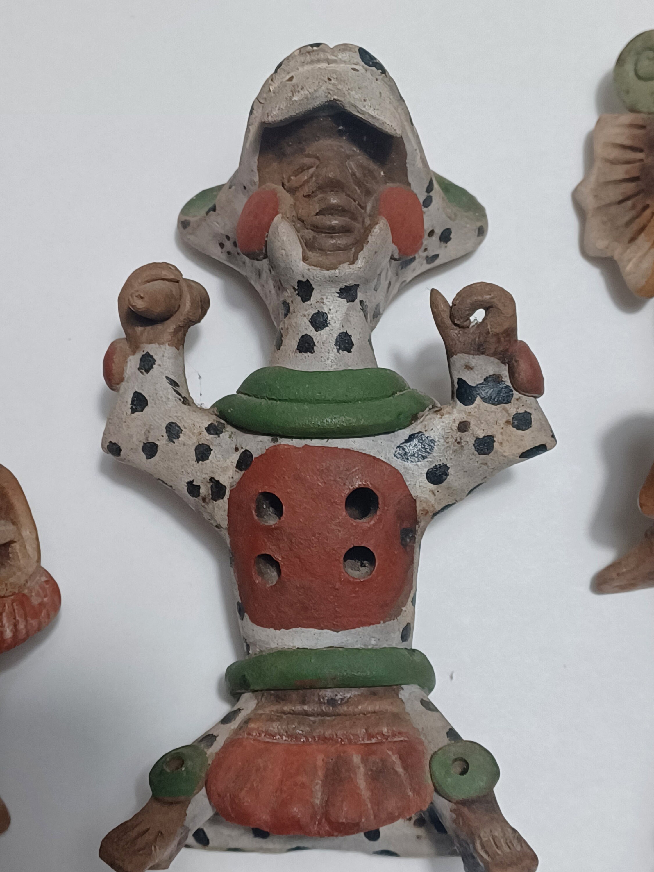 Mayan Clay Warrior Whistle Figurines - Etsy