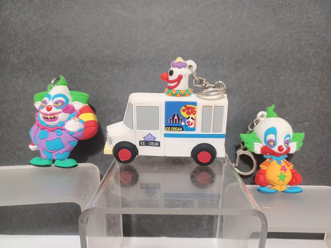 Set of 3, Halloween Clowns " Killer Klowns From Outer Space" , Keychain ...