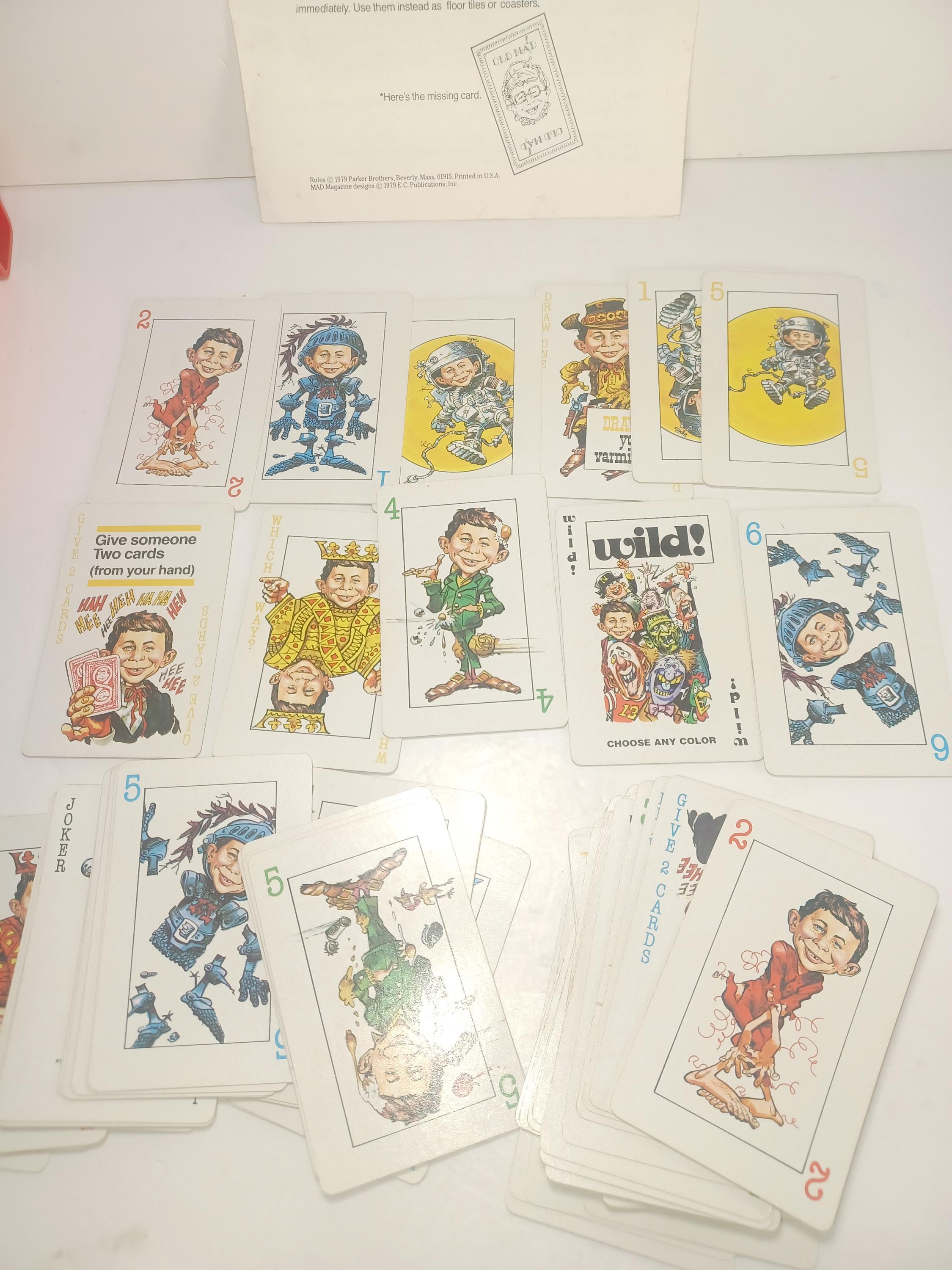 MAD Magazine Card Game, 1980 Complete - Etsy