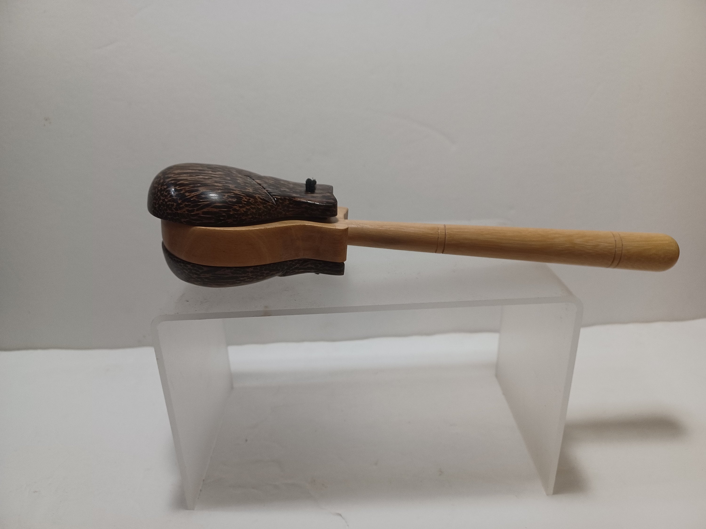 Wooden Castanet With Handle and Case - Etsy