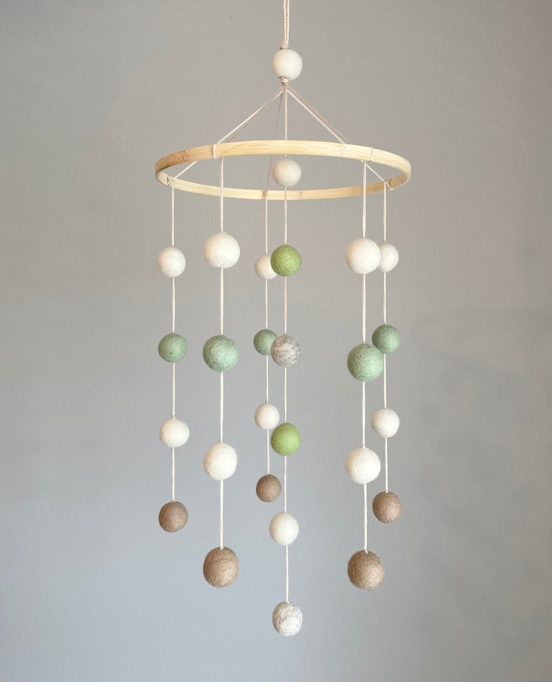 Scandinavian Nursery Mobile Baby Boy Mobile Woodland Mobile Crib Mobile ...