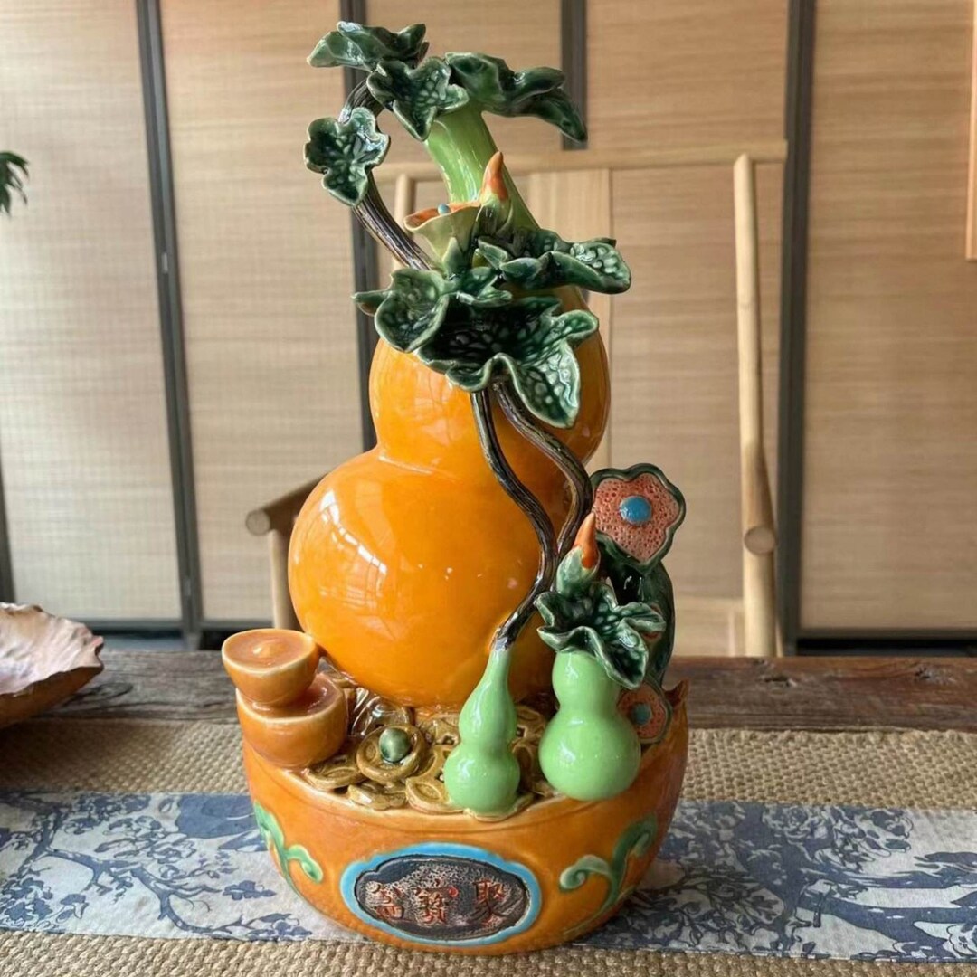 Jade Gourd Ceramic Artwork Handmade - Etsy