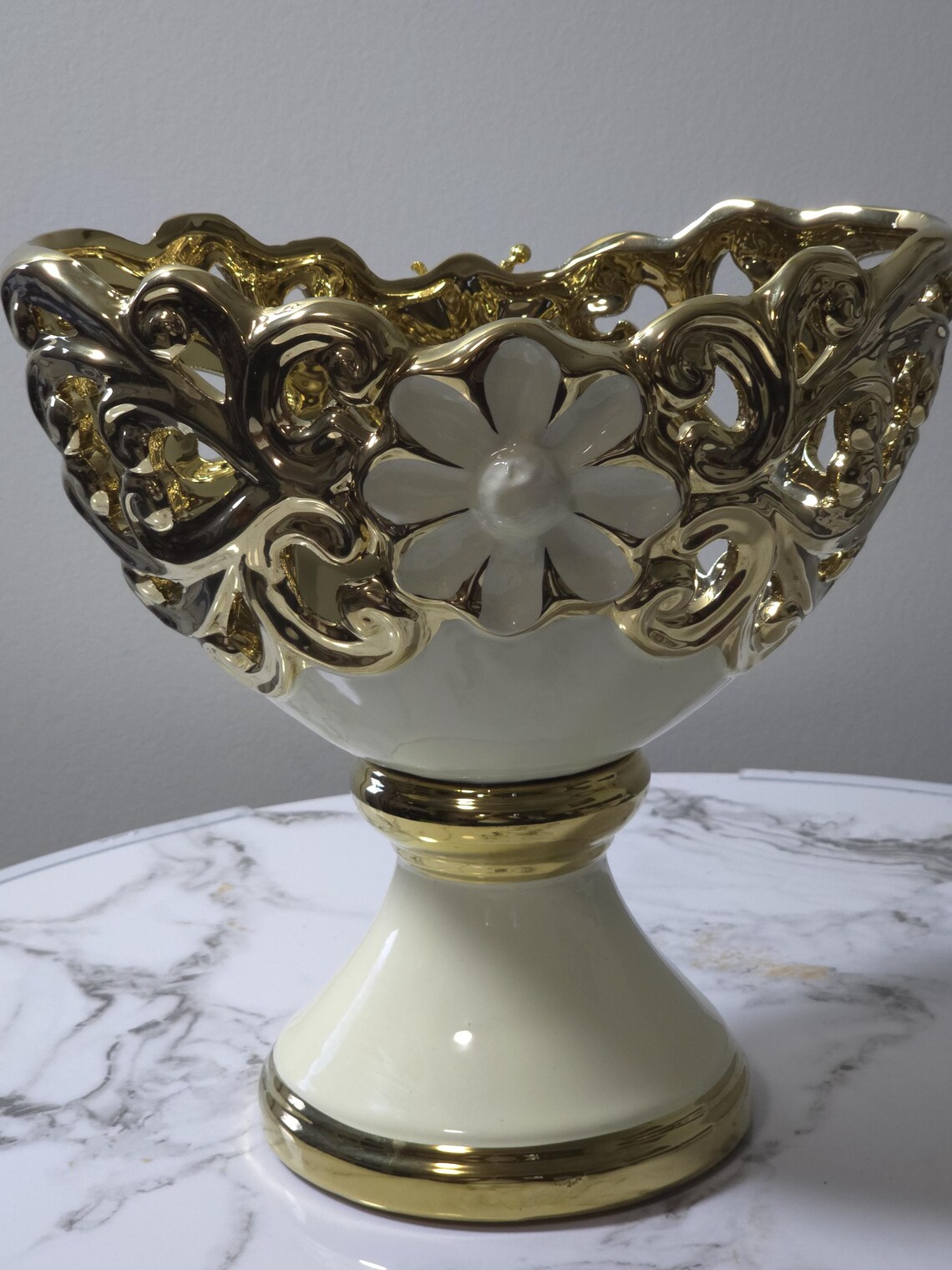 Elegant D'lusso Designs Gold Bling 10" Decorative Bowl – Luxury Home ...