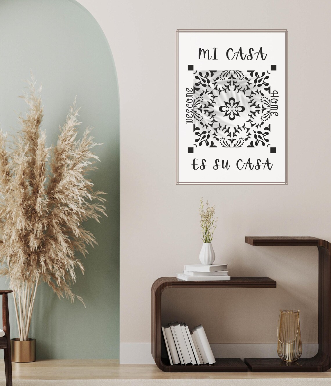 Mi Casa Es Su Casa Wall Art Print, Spanish Wall Decor for Entrance ...