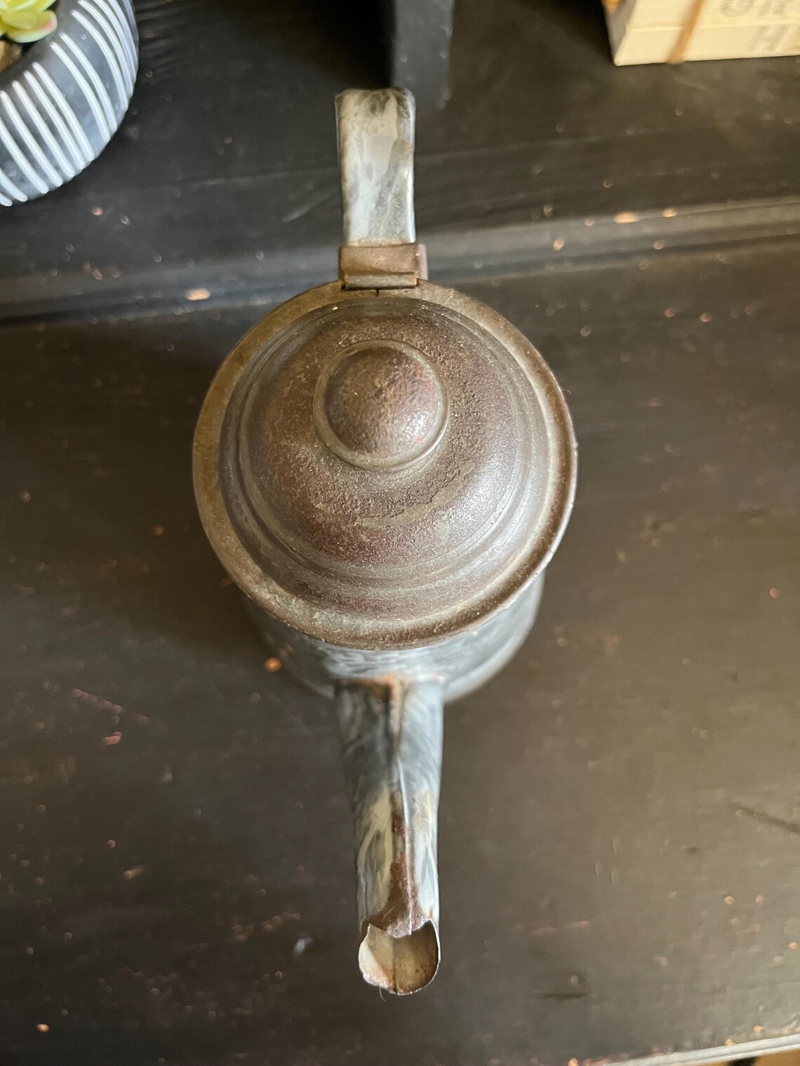 Vintage 1920-1930 Circa Granite Ware Coffee/tea Pot, 8 Inch, Speckled ...