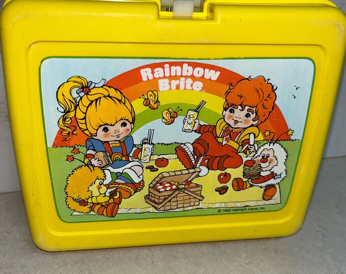 Rainbow Brite Lunchbox Vintage Thermos 1983 LUNCHBOX ONLY - Etsy
