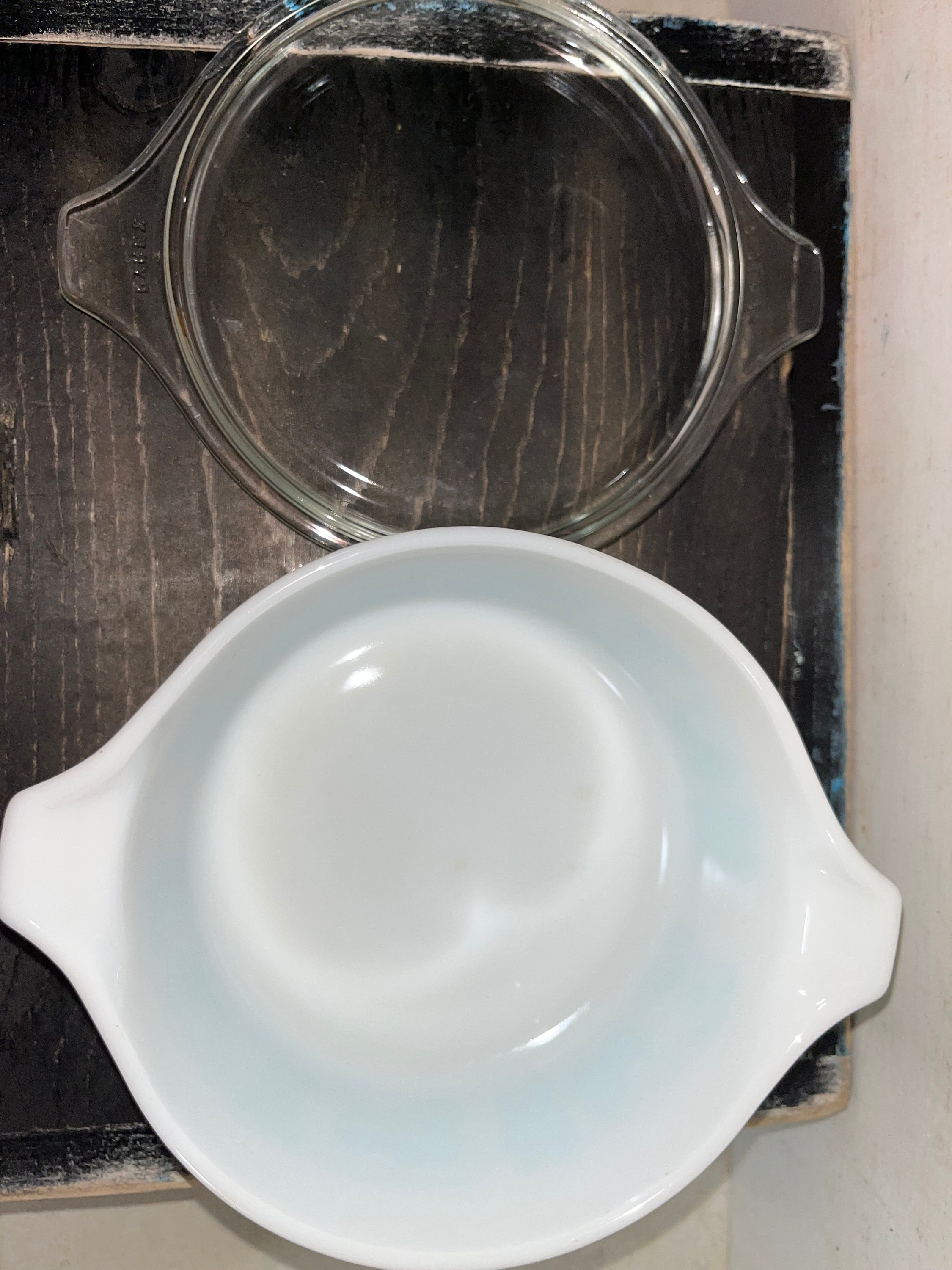 Vintage Pyrex Amish Butterprint Casserole 472 Turquoise Pyrex / Pyrex ...