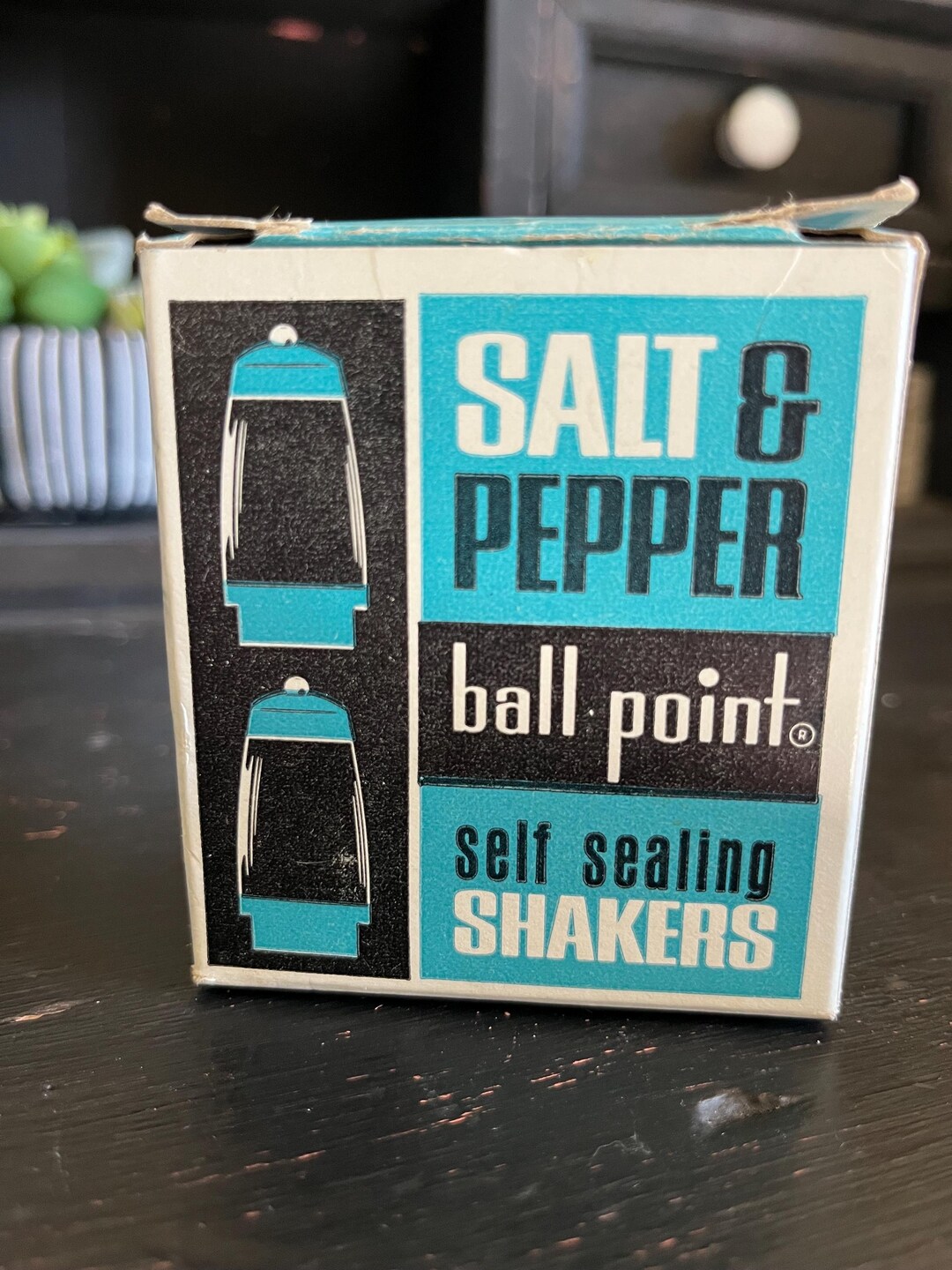 Vintage 1950’s Green Stanley Home Products Ball Point Salt and Pepper ...