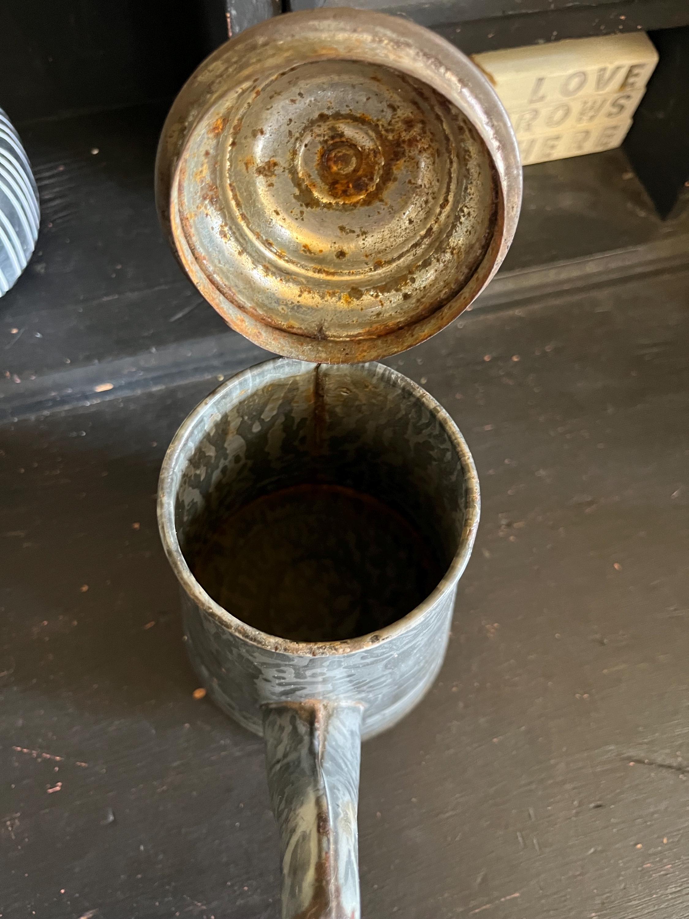 Vintage 1920-1930 Circa Granite Ware Coffee/tea Pot, 8 Inch, Speckled ...