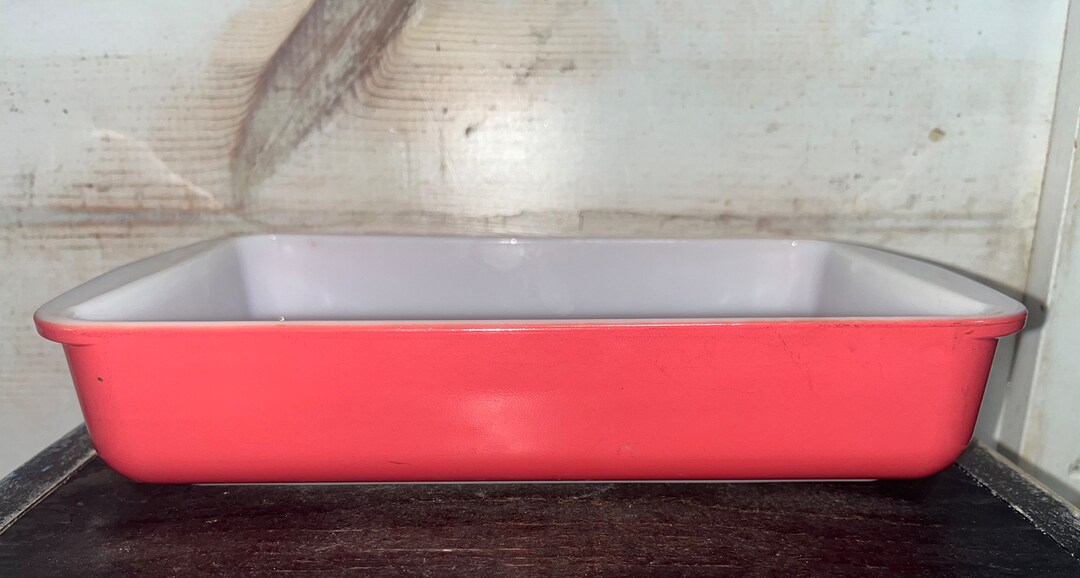 Vintage Pyrex Flamingo Pink 231 1.5qt. Oblong Baking & Serving Dish ...