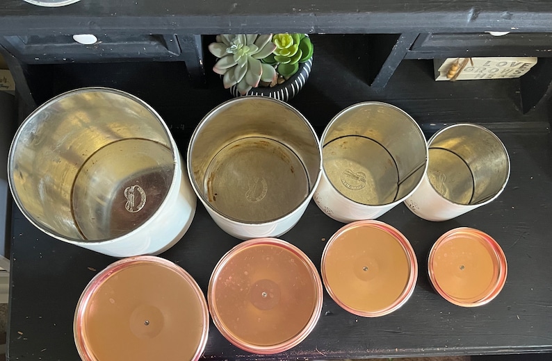 Vintage Ransburg Rooster Canister Set: 1960s Copper Kitchen Decor - Etsy