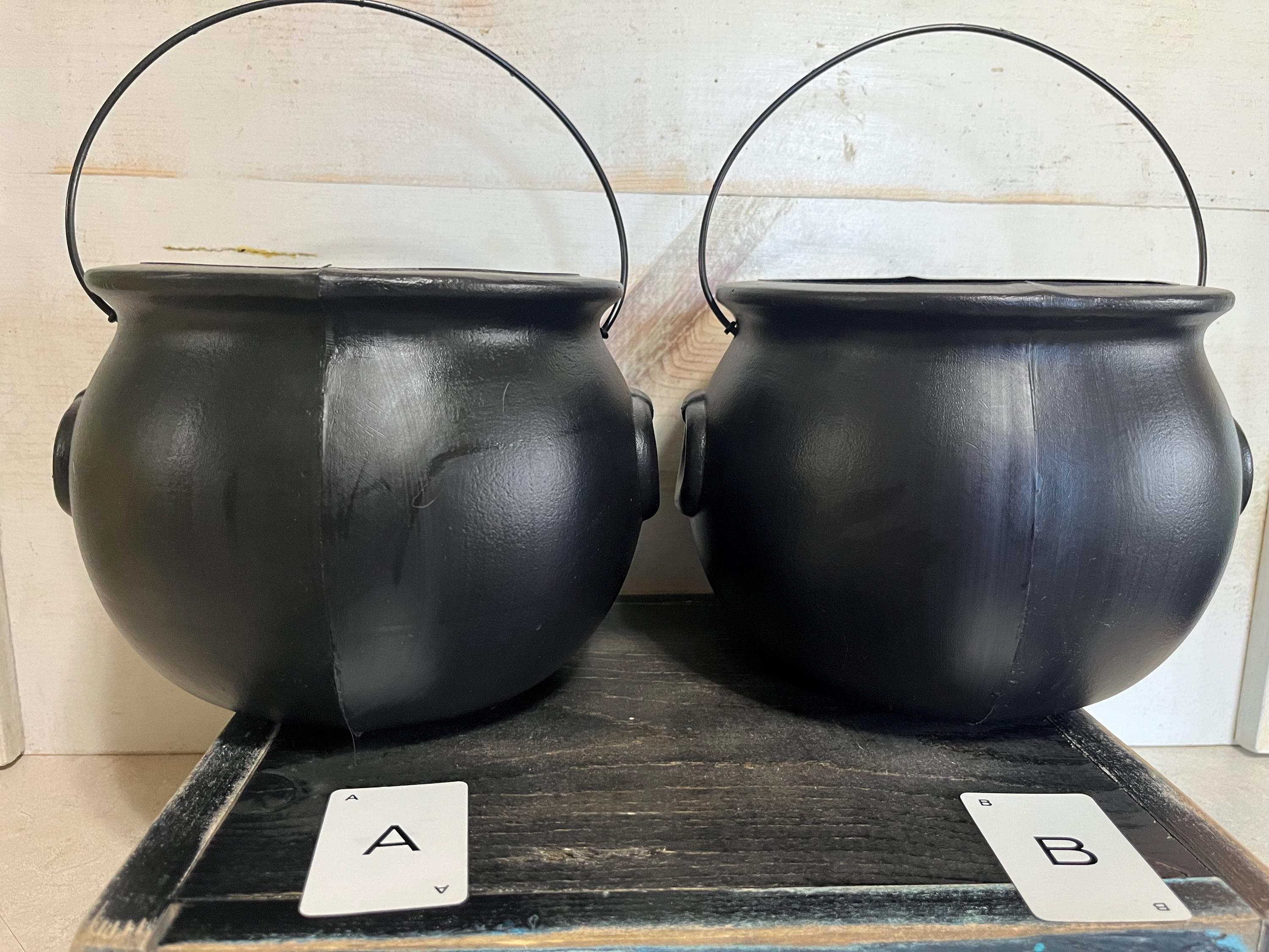 Vintage 1980s Witch Cauldron Candy Bucket: Black Halloween Decor - Etsy