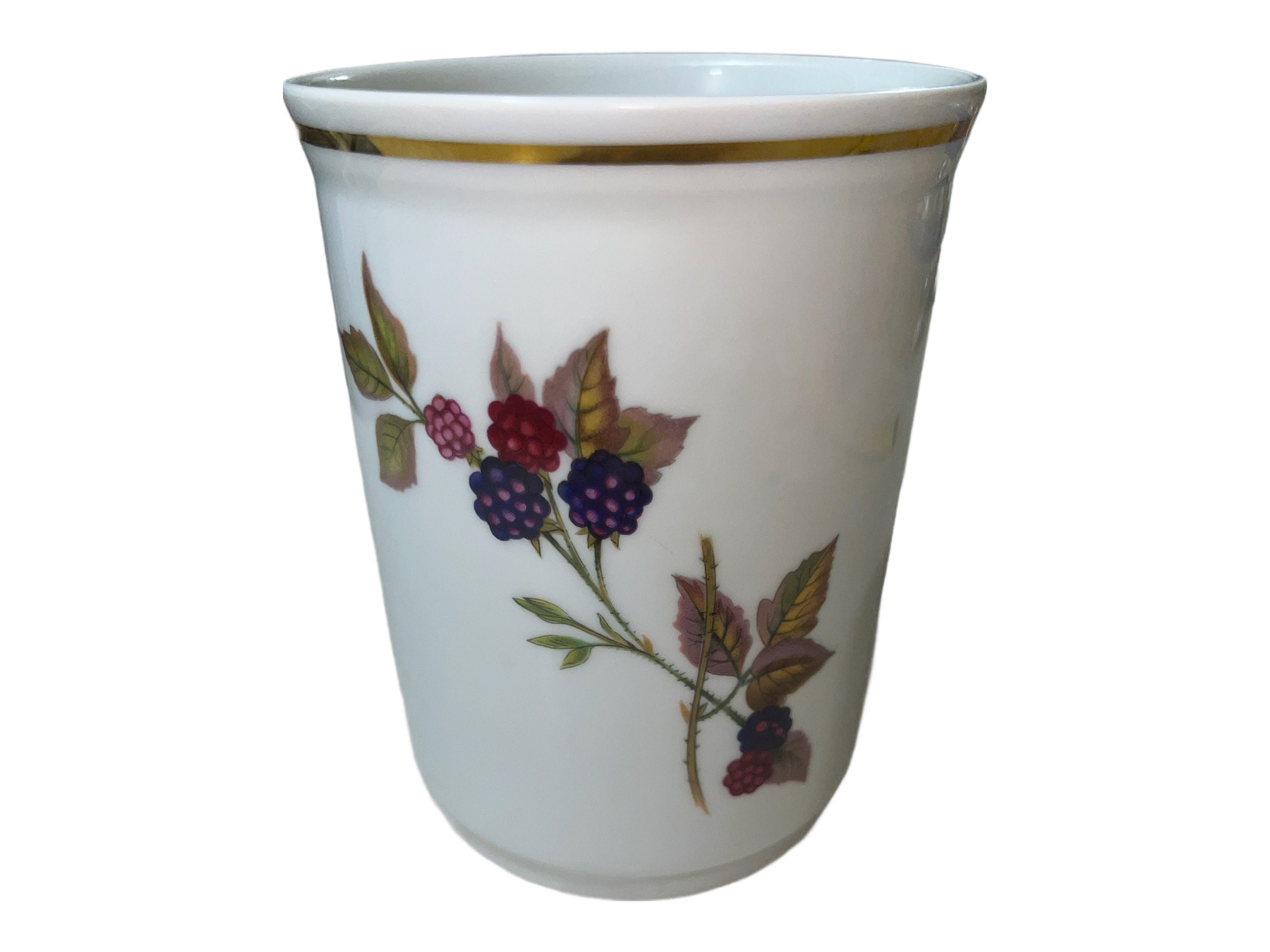 Royal Worcester Evesham Gold Utensil Holder - Etsy