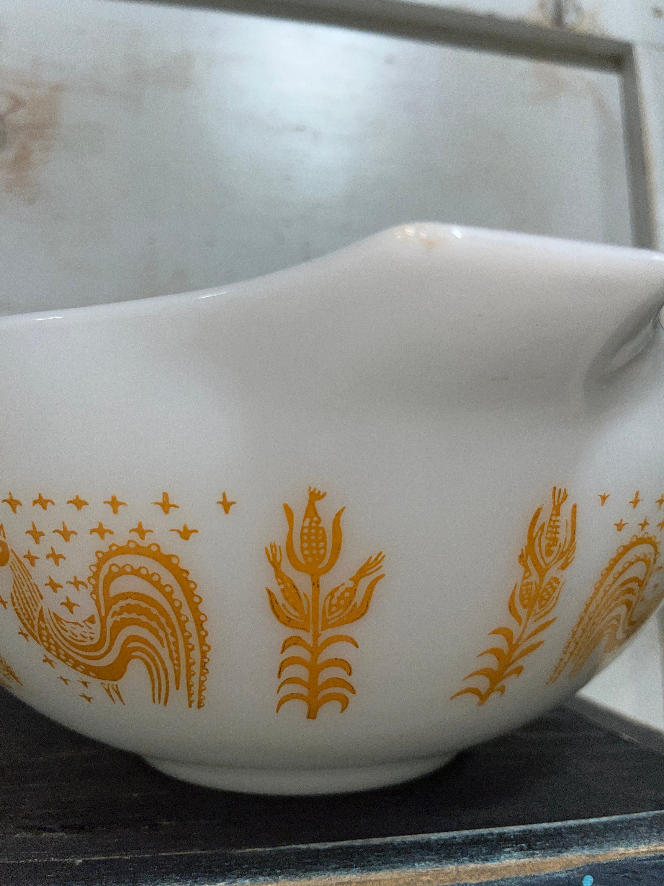 Vintage 1965 Pyrex Pumpkin Butterprint Cinderella Bowl 4 Qt #444 - Etsy
