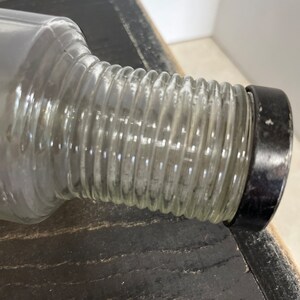 Antique Vintage Clear Glass Rolling Pin | Machine Age | Art Deco ...