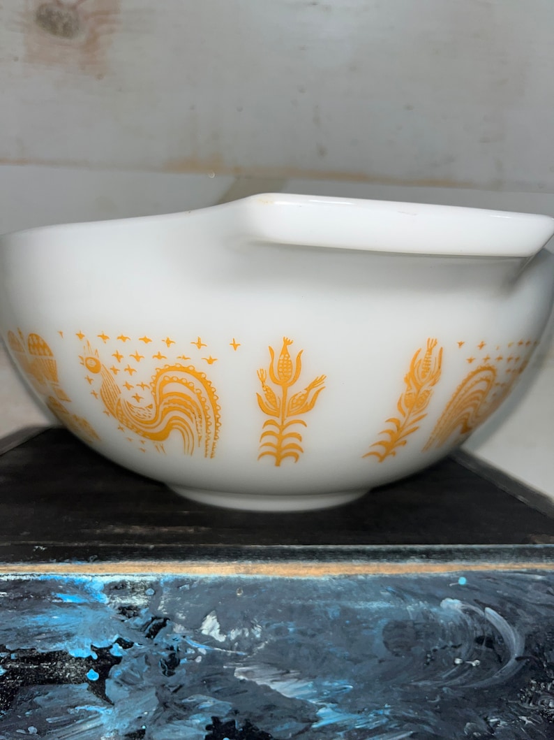 Vintage 1965 Pyrex Pumpkin Butterprint Cinderella Bowl 4 Qt #444 - Etsy