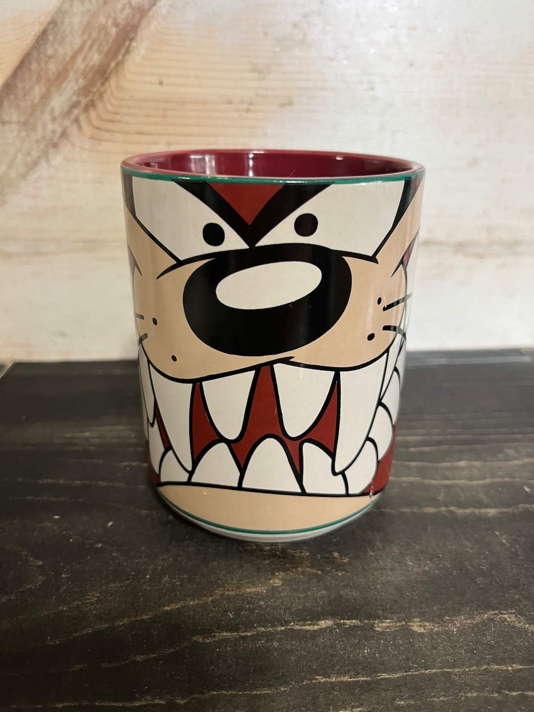 Vintage Taz Tazmanian Devil Mug Looney Tunes 1998 Warner Brothers 90s ...