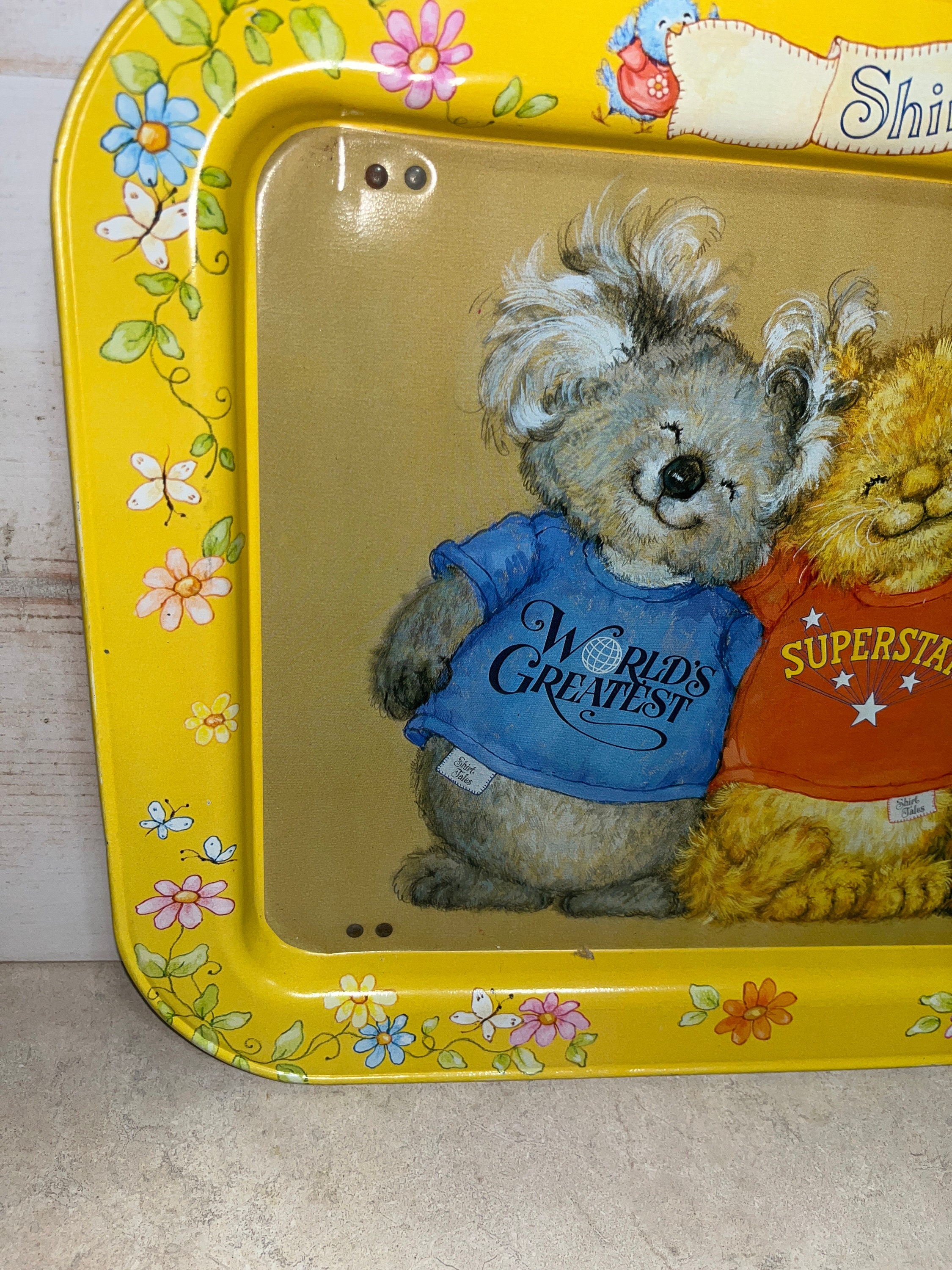 Vintage TV Tray, Shirt Tales by Hallmark Cards Inc., Circa 1980s, Lap ...