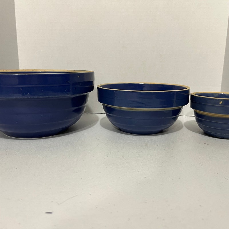 Blue Pottery Bowls - Etsy