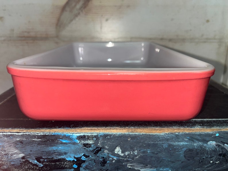 Vintage Pyrex Flamingo Pink 231 1.5qt. Oblong Baking & Serving Dish ...