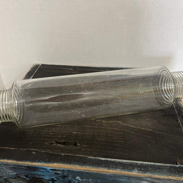 Antique Glass Rolling Pin - Etsy