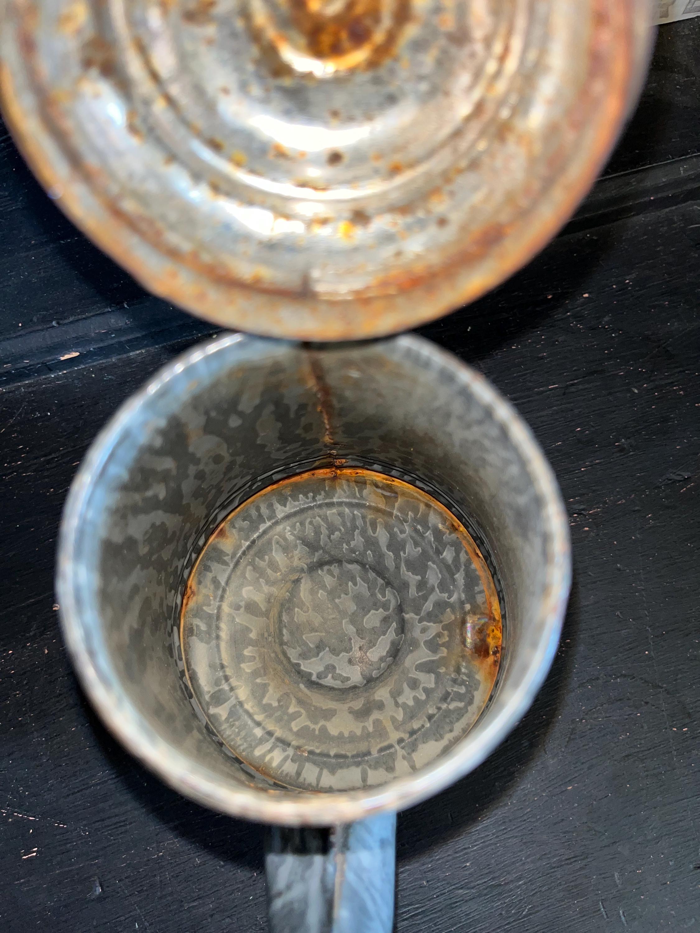 Vintage 1920-1930 Circa Granite Ware Coffee/tea Pot, 8 Inch, Speckled ...