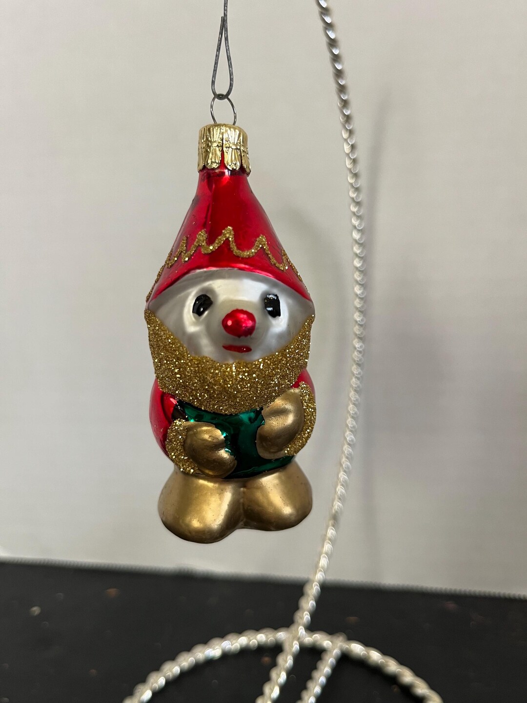 Vintage 1960s Hand Blown Clown Ornament: West German Art Glass ...