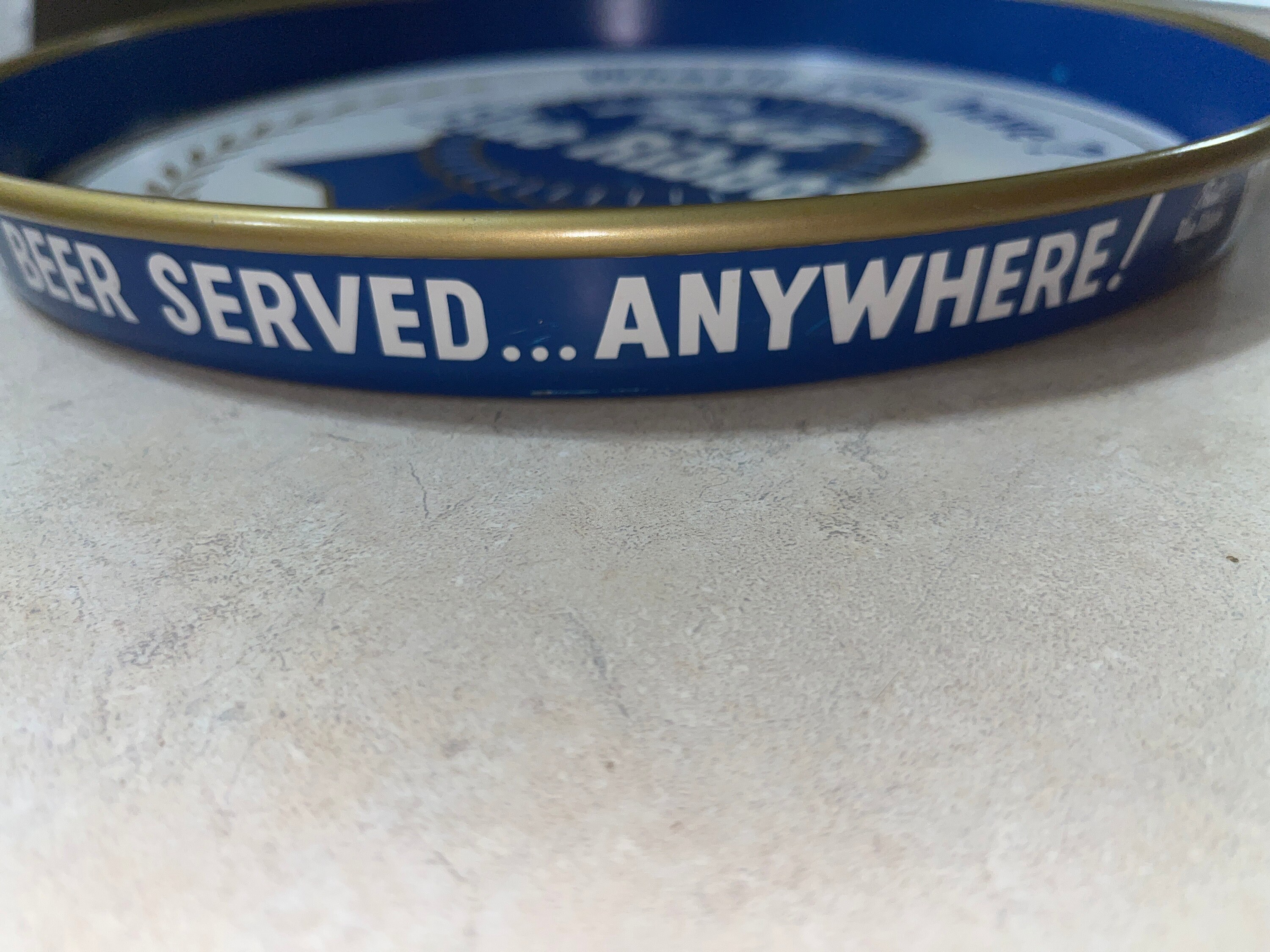 Vintage Pabst Blue Ribbon Beer Tray PBR Since 1844 - Etsy