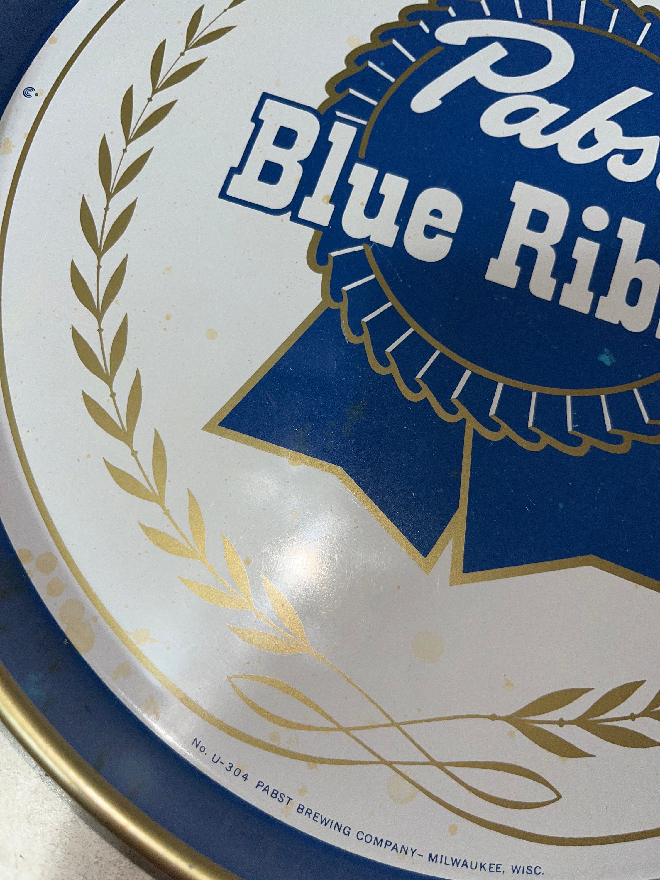 Vintage Pabst Blue Ribbon Beer Tray PBR Since 1844 - Etsy