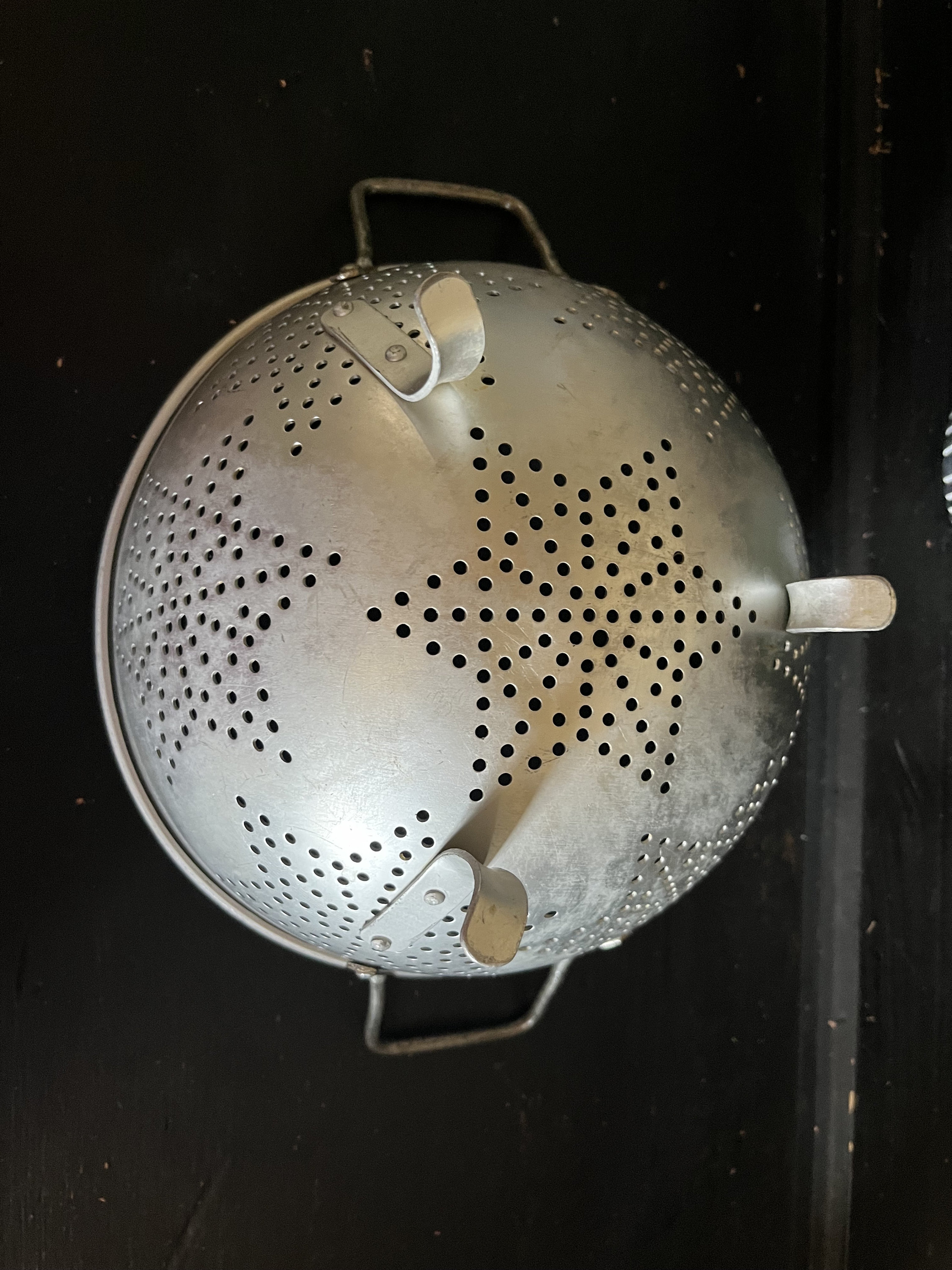 Vintage 1970s Mirro 9 Aluminum Strainer Stars Colander Footed With ...