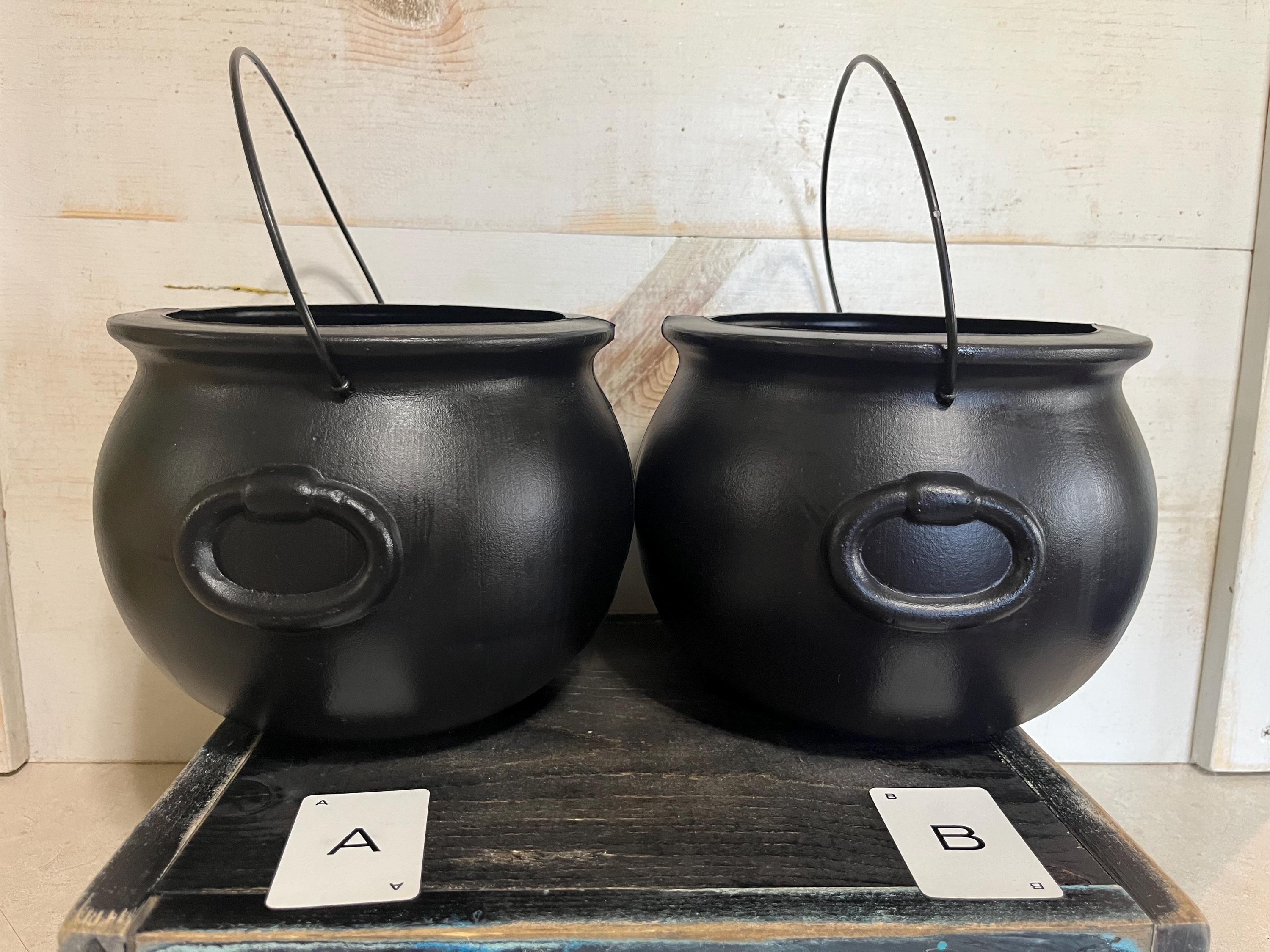 Vintage 1980s Witch Cauldron Candy Bucket: Black Halloween Decor - Etsy