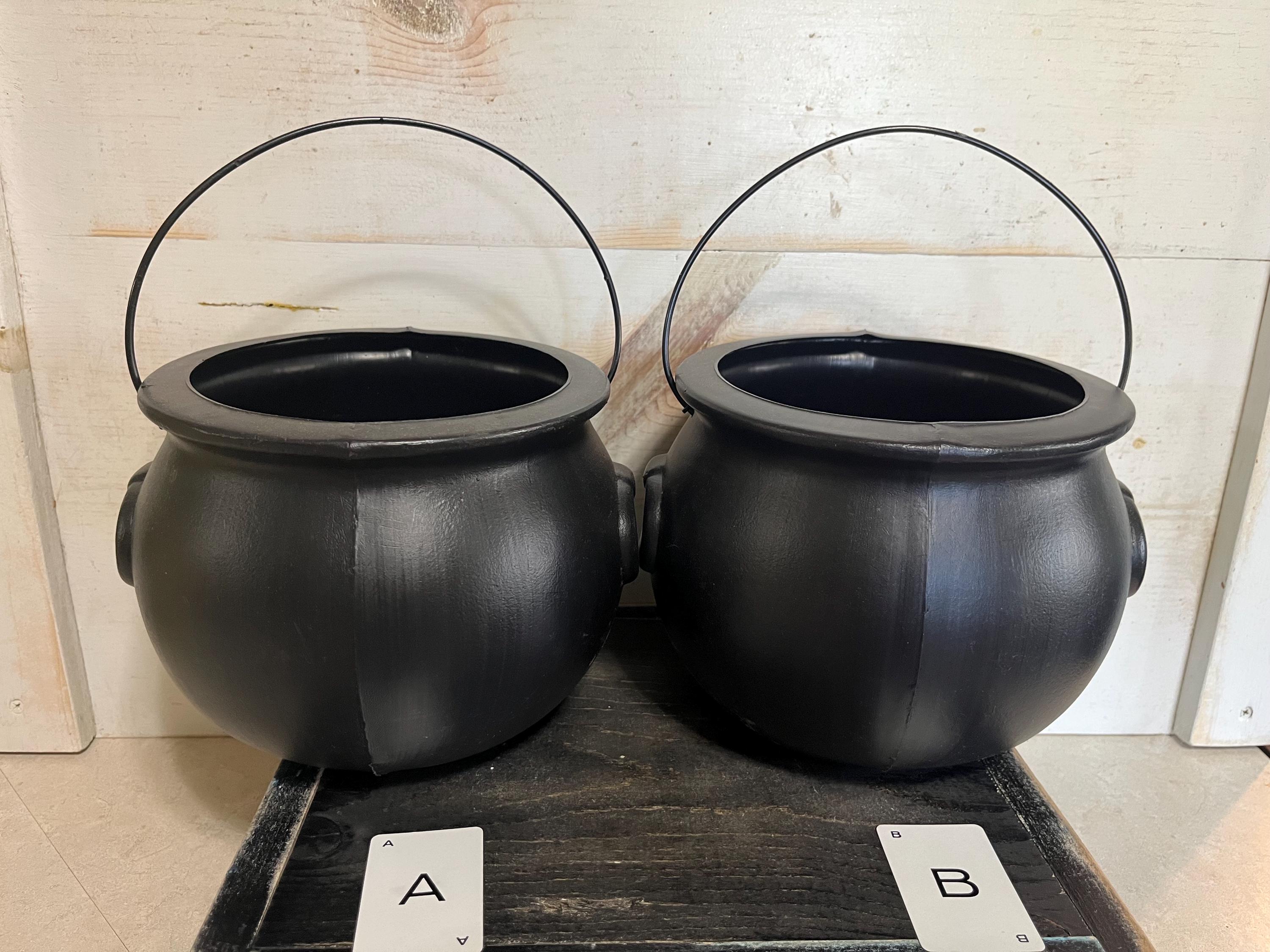 Vintage 1980s Witch Cauldron Candy Bucket: Black Halloween Decor - Etsy