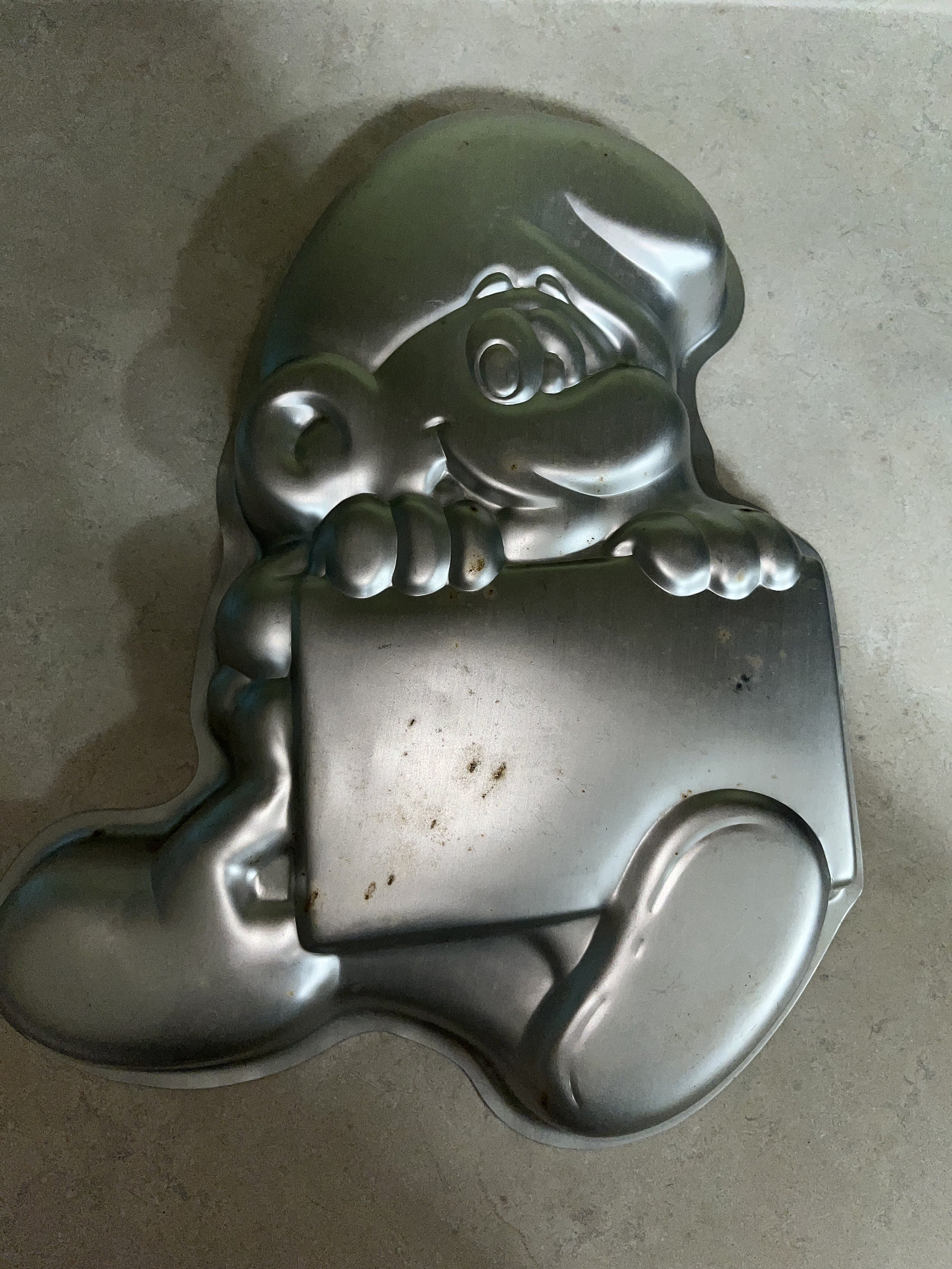 Vintage 1983 Wilton the SMURFS Cartoon Party CAKE PAN Mold 502-4033 ...