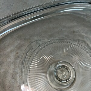 Pyrex Clear Glass Lid Only, Ribbed, Oval DC 1.5 C - Etsy