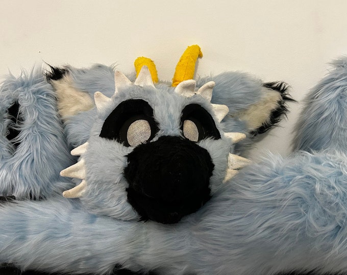 Blue Dragon Sona! Tails and Feet Paws Included !!!ON HOLD!!! - Etsy