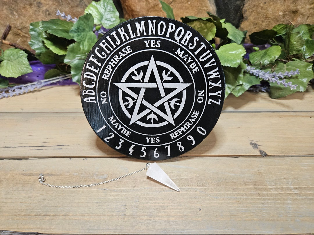 Pendulum, Wooden Dowsing, Divination Board, Altar Decoration - Etsy