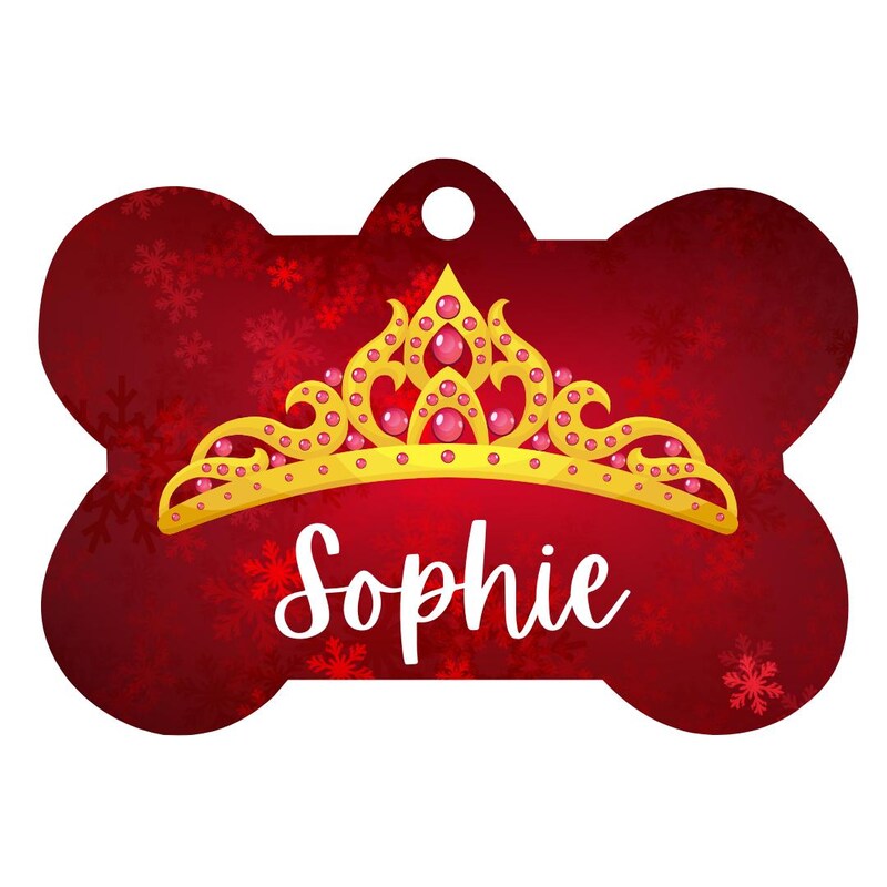 Princess Dog Tag - Etsy