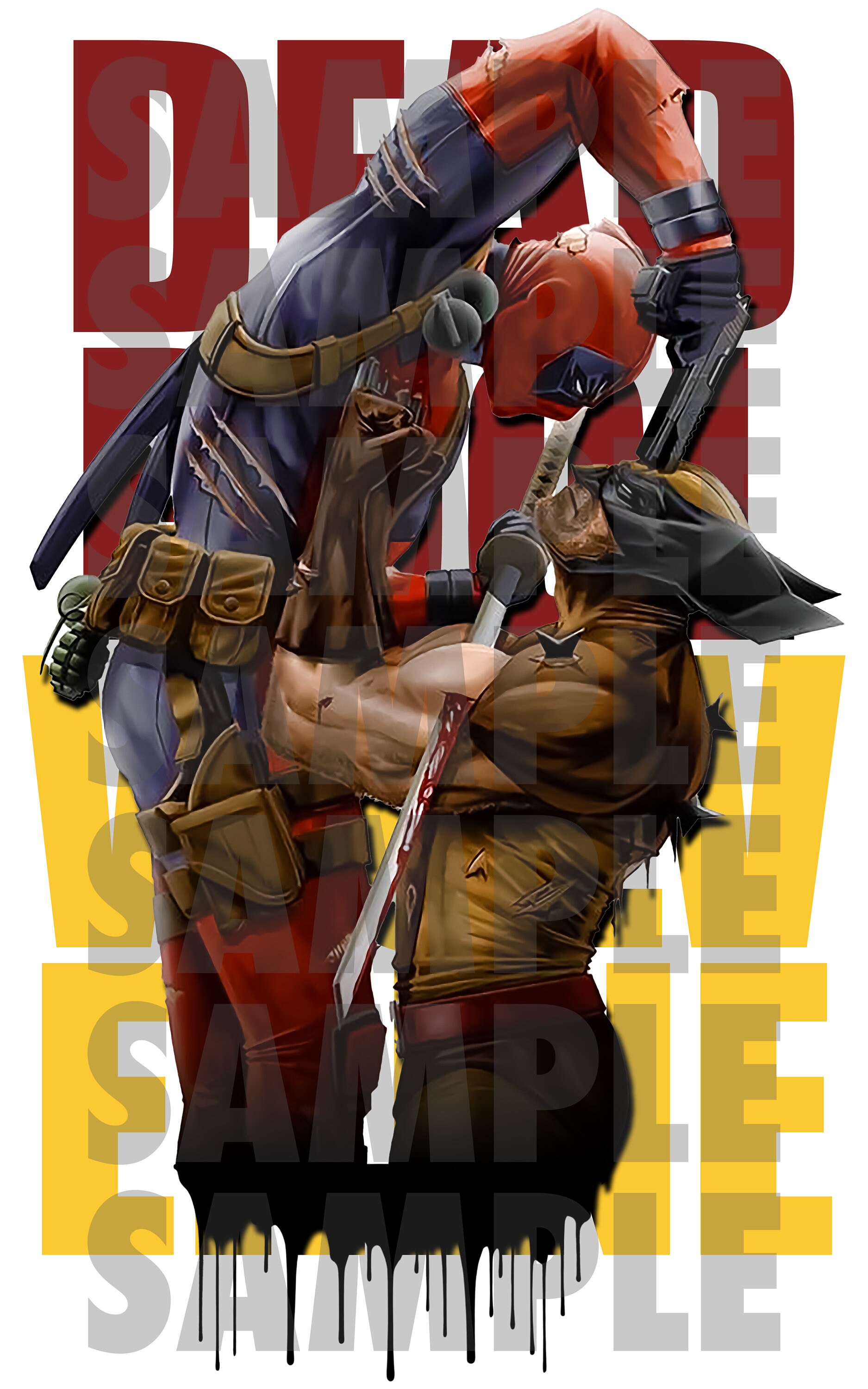 DEADPOOL & WOLVERINE DRIP - Etsy