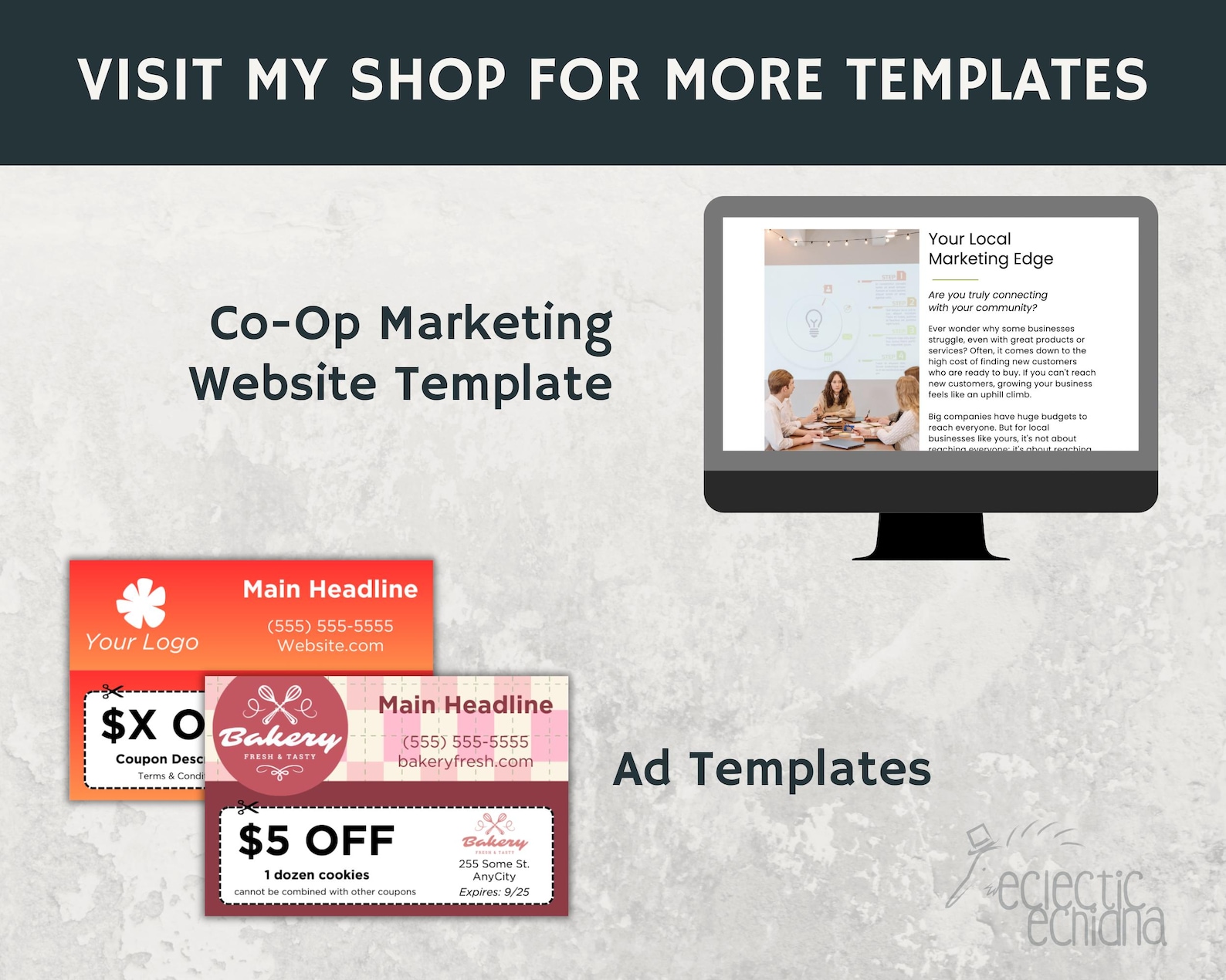 EDDM 12x9 Postcard Canva Template | Usps-compliant Design | 8 Layouts ...