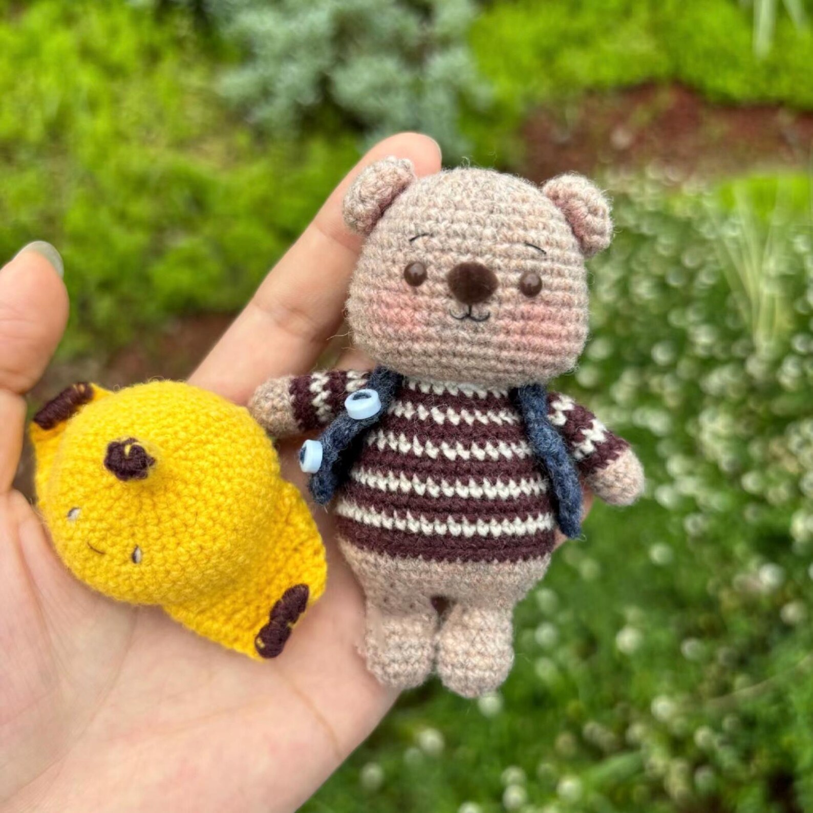 Cute Banana Bear Crochet PDF Pattern, Crochet Bear Amigurumi PDF ...