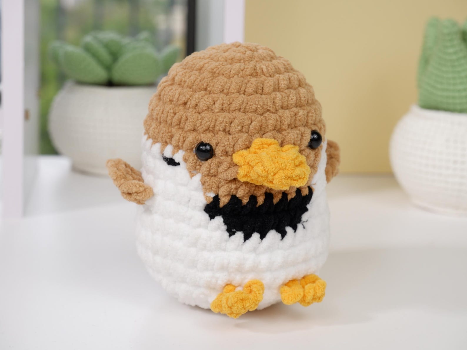 Sparrow Bird Crochet PDF Pattern, Easy Crochet Cute Sparrow Bird ...