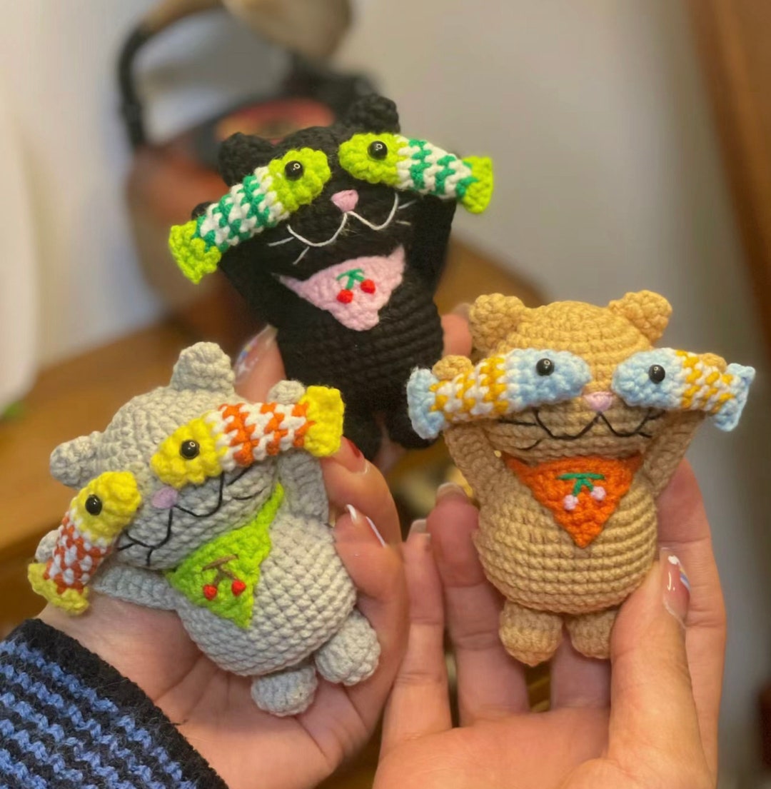 Crochet Cat Like Fish PDF Pattern, Crochet Kitty Amigurumi PDF Pattern ...